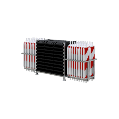 SET de balisage de chantier routier – Balises haute visibilité avec ...