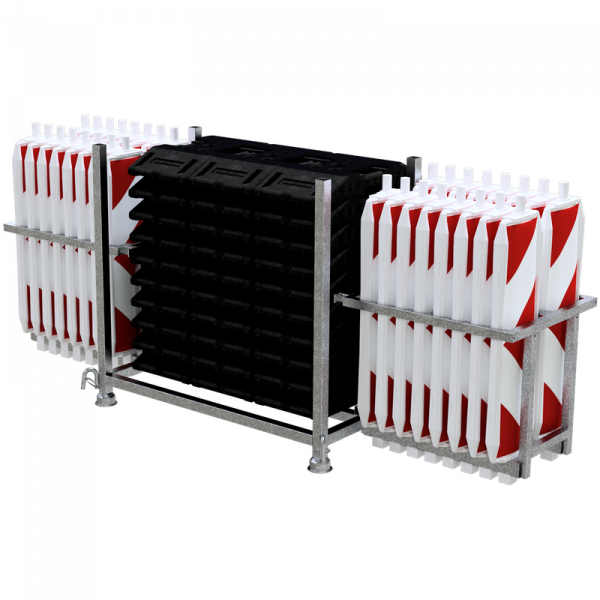SET de balisage de chantier routier – Balises haute visibilité avec ...