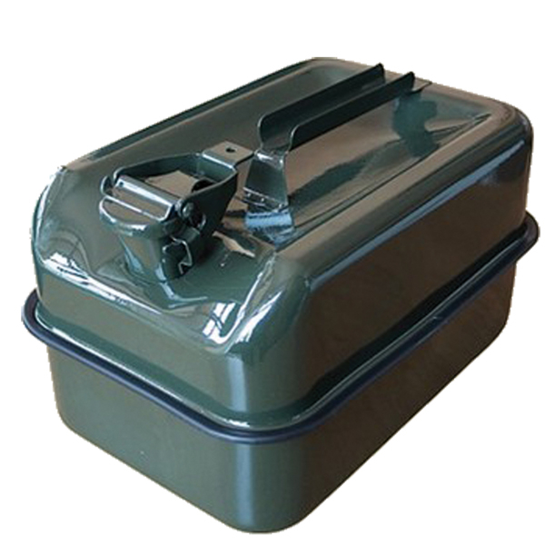 Jerrican acier fond plat de 10 Litres | Jerrican | Achatmat
