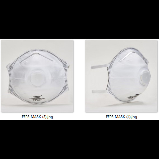 Masque coque FFP3 réutilisable avec soupape | Achatmat
