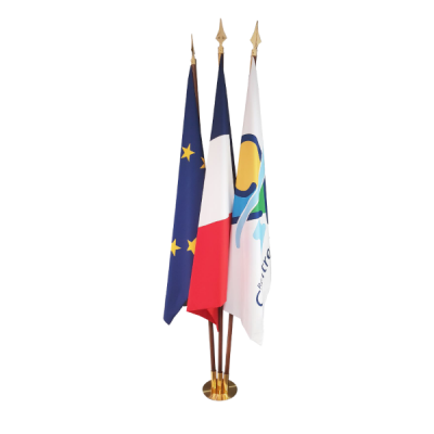 Drapeau de protocole en DECOTEX | Achatmat