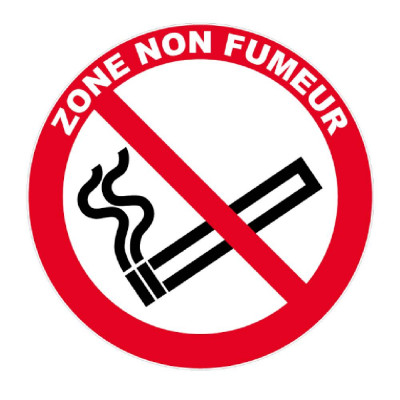 Panneau Zone Non-Fumeur – Signalisation Interdiction – Plastique ou ...