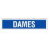 Panneau Dames – Signalisation Sanitaire Durable – Plastique Rigide Anti ...