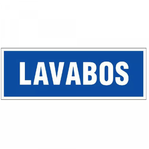 Panneau Lavabos – Signalisation Sanitaire Durable – Plastique Rigide ...