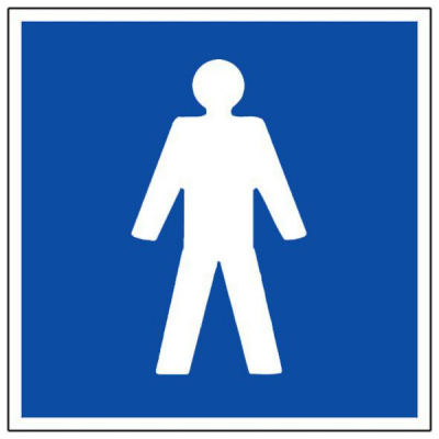 Panneau Toilettes Hommes – Signalisation Sanitaire – Durable Intérieur ...