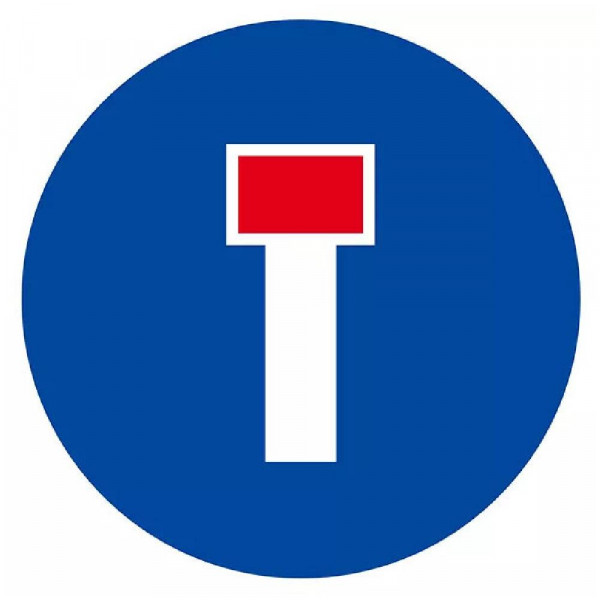 Panneau Voie Sans Issue – Signalisation Sécurisée – Conforme ISO | Achatmat