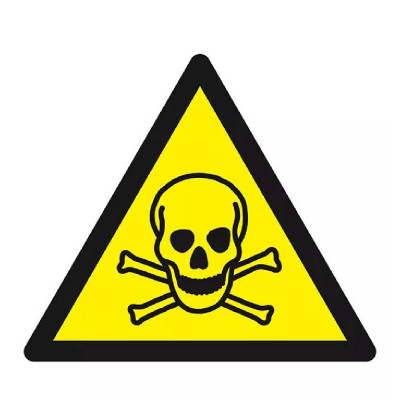 Panneau Danger Matières Toxiques – Protection Chimique – Normes ISO ...