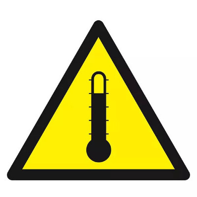 Signaux de danger "Danger haute temperature" | Achatmat