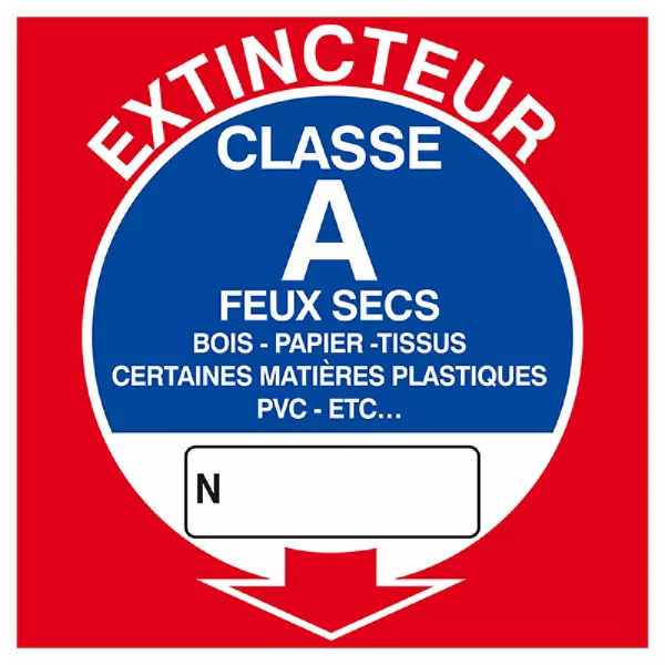 Extincteur Classe A – Équipement de Lutte contre l’Incendie – Conforme ...